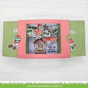 Lawn Fawn LF3227 Winter Birds Add-On 3X4 Clear Stamp Set