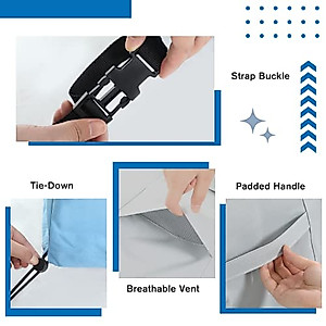 Solaste Patio Furniture Covers, 5-Piece Waterproof Outdoor Furniture Covers Set, Heavy Duty Tear-Resistant 600D Oxford Fabric Patio Sofa Covers