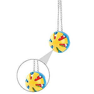 balacoo 2Pcs Bird Hanging Ball Chewing Treat Toy Cage Play Toy for Parrot Parakeet Cockatiel Conure