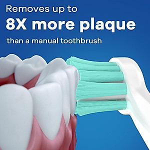 BrightDeal Toothbrush Heads for Philips Sonicare DiamondClean DailyClean EasyClean HealthyWhite ExpertClean W C1 C2 G2 C3 G3 W3 Sonic Electric Replacement Brush 1100 4100 5100 6100 White, 4 Pack