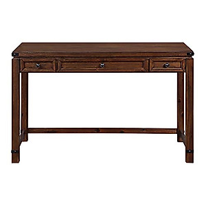 OSP Home Furnishings Baton Rouge Writing Desk, Walnut