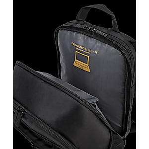 Targus Revolution Travel and Checkpoint-Friendly Laptop Backpack with Protective Sleeve for 14-Inch Laptop and Felted Phone Pocket, Black (TEB012US)