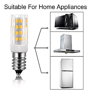 Vlio E14 5W LED Light Bulb 10 Pack, Cool White 6000K, 40W Incandescent Bulb Equivalent, 400LM 52 LED 2835-SMD Light, Not Dimmable, AC110V