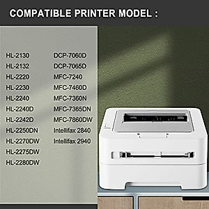 DRAWN [1,700 Yield] 1-Pack TN-420 TN420 Black Toner Cartridge Compatible Replacement for Brother HL-2220 2230 2240D 2242D 2240 2130 2132 2270DW 2280DW 2275DW 2250DN Intellifax 2840 2940 Printer Ink