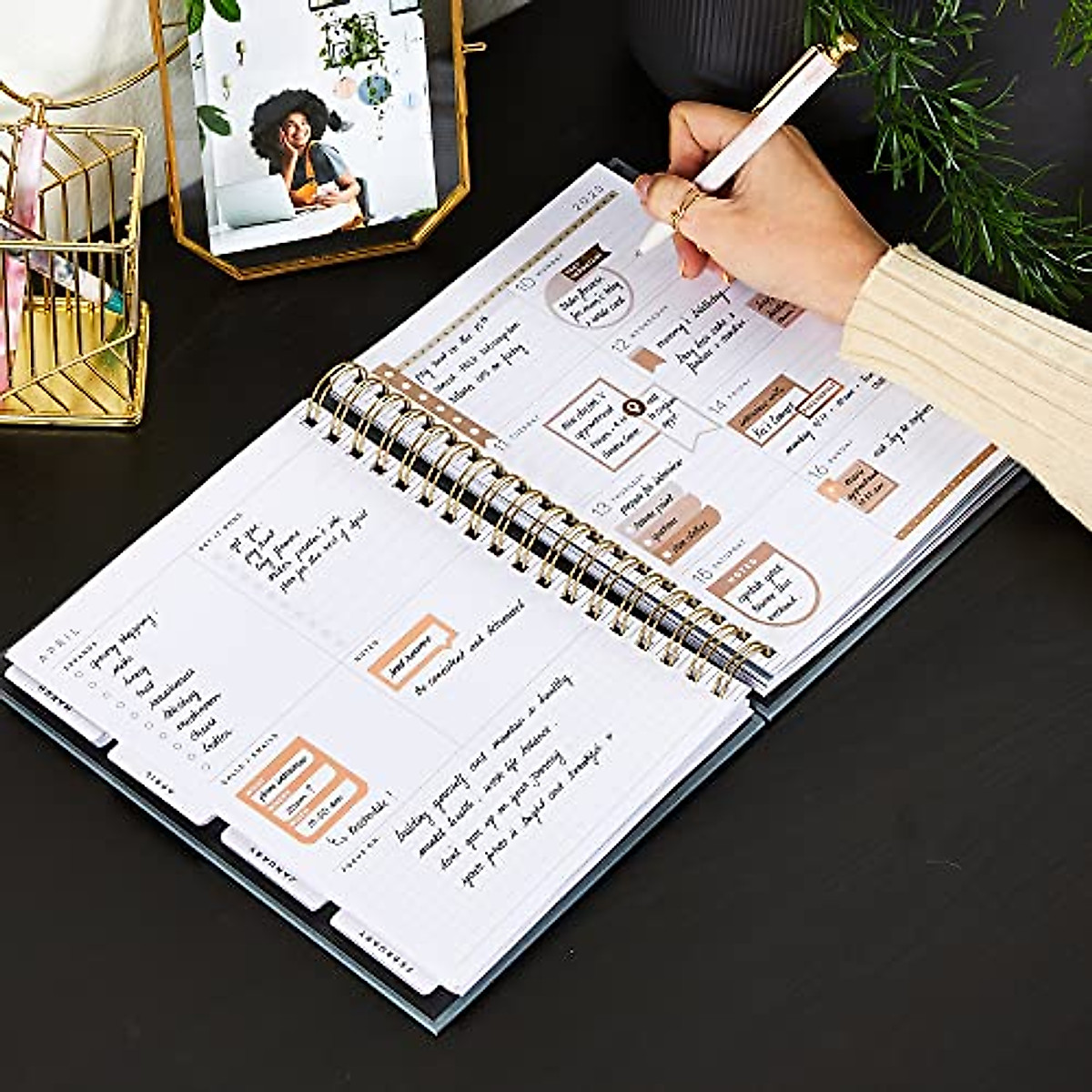 The Happy Planner Sticker Pack for Calendars, Journals and Projects –Multi-Color, Easy Peel – Scrapbook Accessories – Colorful Boxes Theme – 100 Sheets, 1985 Stickers Total