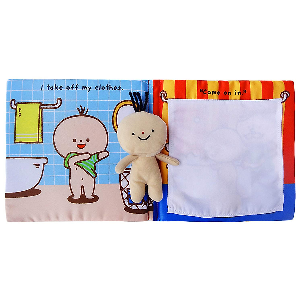 Xiaoyu Soft Books for Newborn Babies, Soft Activity Baby Book, Educational Toy for Boy & Girl, Touch and Feel Activity, Bedtime Story, Bath