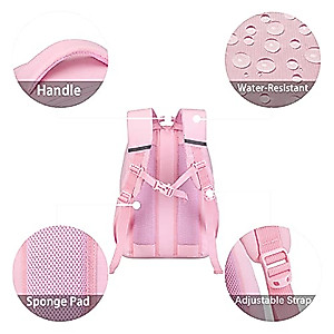 Abshoo Cute Kids Backpack For Girls Kindergarten Elementary Unicorn School Backpacks With Chest Strap (Unicorn Pink)