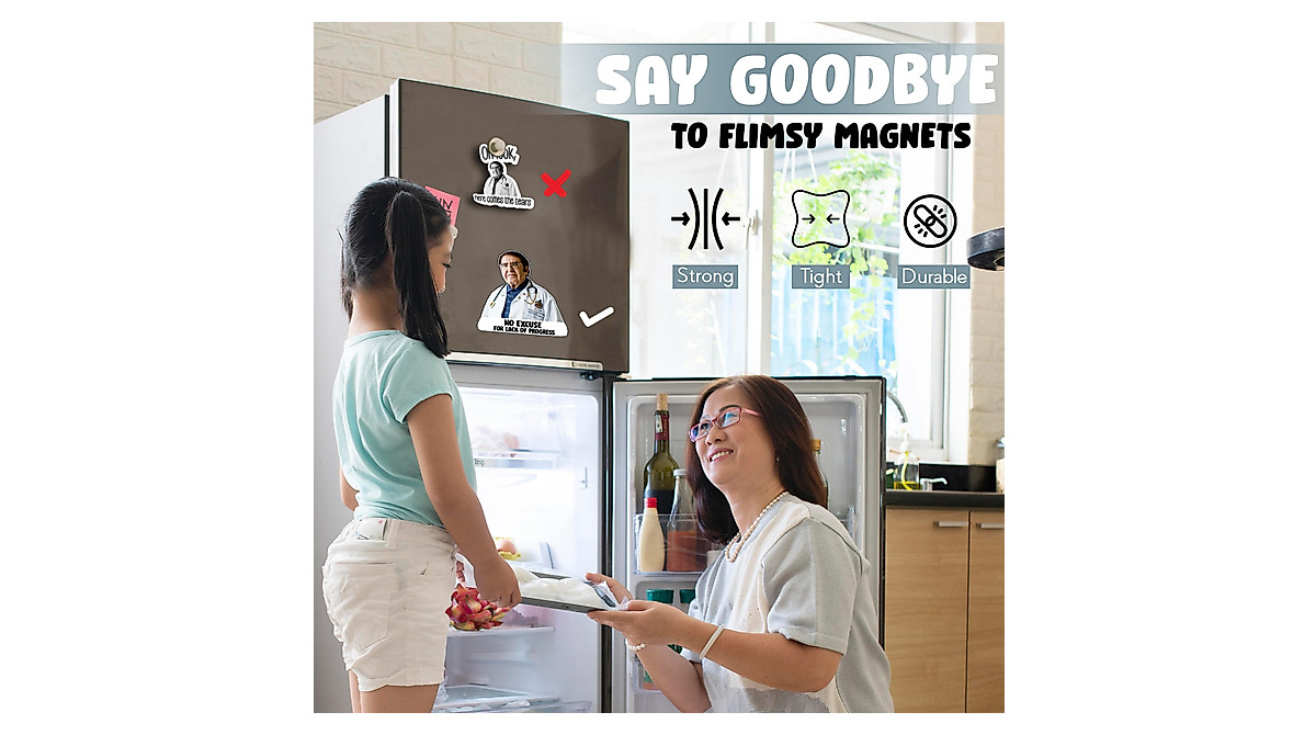 Funny Dr Now Magnets - 12 Pack Motivational Humor