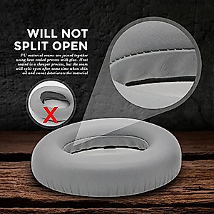 Lambskin NC 700 Earpads Real Leather Ear Pads Cushions Sheepskin Replacement Cups for Bose NC700 Noise Canceling Headphones (Black)