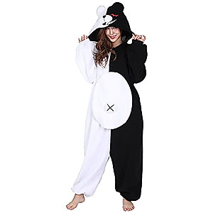 SAZAC Kigurumi - Danganronpa - Monokuma - Onesie Jumpsuit Halloween Costume - Adult One Size Fits All