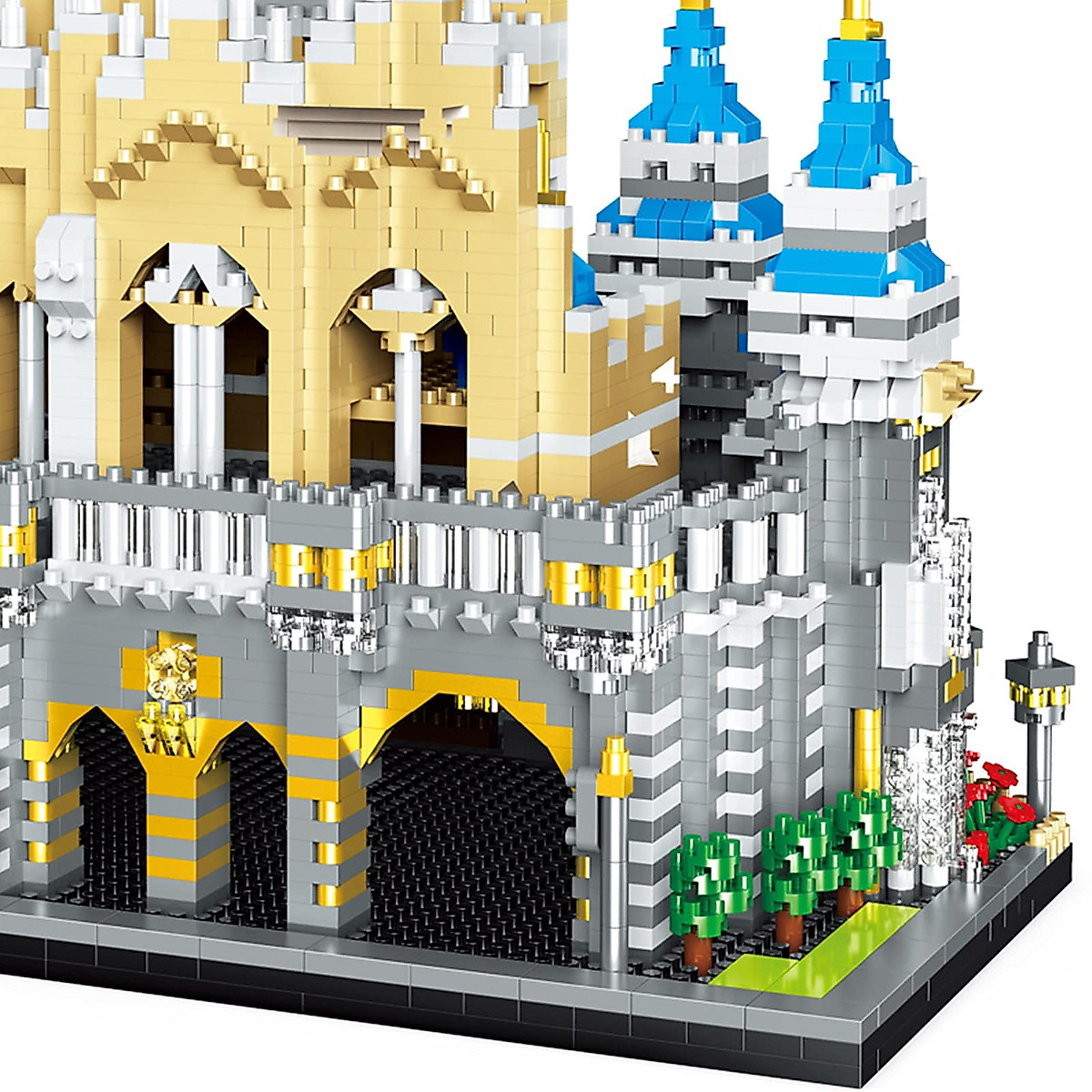 SXPC World Architecture Amusement Park Big Dream Castle Model (5297Pcs) DIY Micro Mini Blocks Building Toy for Kid and Adult
