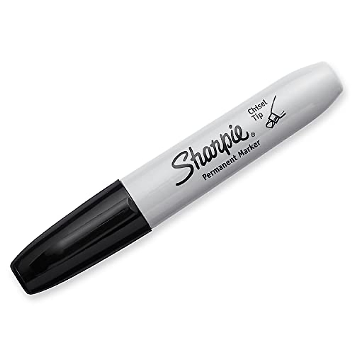 Sharpie 38201 Permanent Marker 5.3Mm Chisel Tip Black Dozen