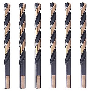 OXTUL 3/8 inch, 6 Pcs Drill Bits, High Speel Steel, 3 Flat Shank
