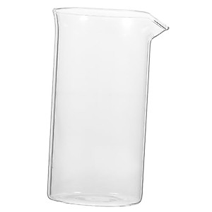 GRADENEVE Filter Cup Tea Brewing Cup Espresso Coffee Pot Beaker Coffee Extract Cup Tea Maker Beaker Press Coffee Espresso Extract Cup Coffee Press Cup Enhanced Coffee Cup Glass