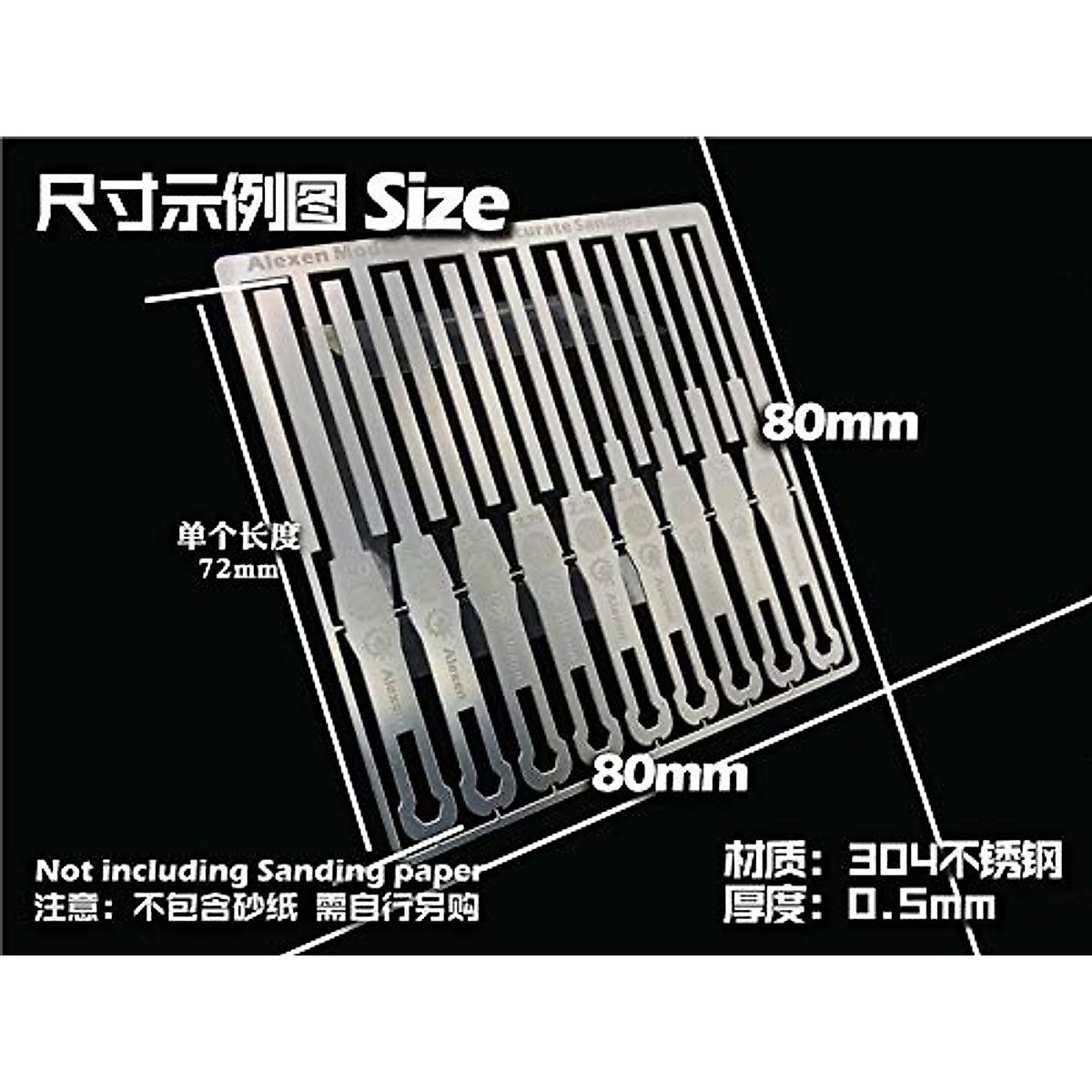 9in1 Detail Grinding Stick File Hobby Model Craft Tool