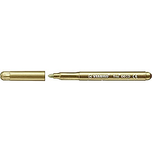 STABILO Metallic Felt-Tip Pen Trio Deco - Pack of 8 - Assorted colours