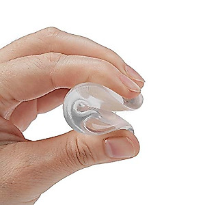 Neptten Door Stopper Wall Protector. 6 Pack. Refrigerator Door, Knobs Protective Guard. Reusable Clear Silicone Door Knob Protector. Door Knob Wall Shield. Self Adhesive Door Bumper. Rubber Door Stop