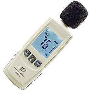 Sound Level Meter Decibels Detector 30-130dBA Digital o Sound Level Meter Noise Measurement Tool for Office Hospitals