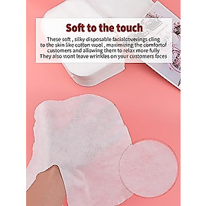 Disposable Face Cradle Covers, Kalolary Ultra Soft Non-Sticking Flat Face Rest Cover White Headrest Covers for Massage Tables, Chairs and Spa Bed (500pcs)