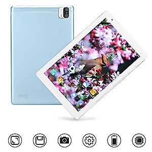 soobu Portable Tablet, Dual Cameras Octa Core Processor 8 Inch IPS Display 8.0 Inch Tablet for Home for Travel (US Plug)