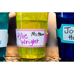 Pumpkin Doodle Permanent Write-on Labels for Bottles/Sippy Cups/Food Containers 6pcs (Grey)