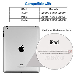 JETech Screen Protector for iPad 2 3 4 (Oldest Models), Tempered Glass Film, 1-Pack