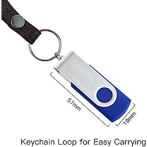 ENUODA 64GB USB Flash Drive 5 Pack 64GB Thumb Drives High Speed USB 3.0 Memory Stick Jump Drive Pen Drive for Storage and Backup (5 Colors)