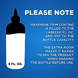 303 Products Graphene Trim Coating – Hydrophobic Graphene Coating – UV Protectant Coating – 6 Months of Protection – Darkens and Renews Plastic Trim – Non-Greasy – 8 Oz (30249)
