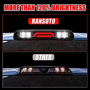 RANSOTO 3rd Third Brake Light Compatible with 1999-2016 Ford F250 F350 F450 F550 Super Duty/Ranger/Mazda B-Series Replaces YC3Z13A613BA Cargo LED Bar High Mount Lamp Stop Tail Light