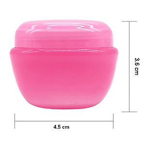 HINNASWA Travel Containers For Toiletry, Lotion Travel Accessories Bottles for Cosmetic, Makeup, Body & Hand Cream, Toiletries