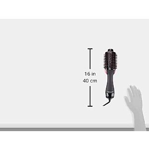 REVLON One-Step Volumizer Original 1.0 Hair Dryer and Hot Air Brush, Teal