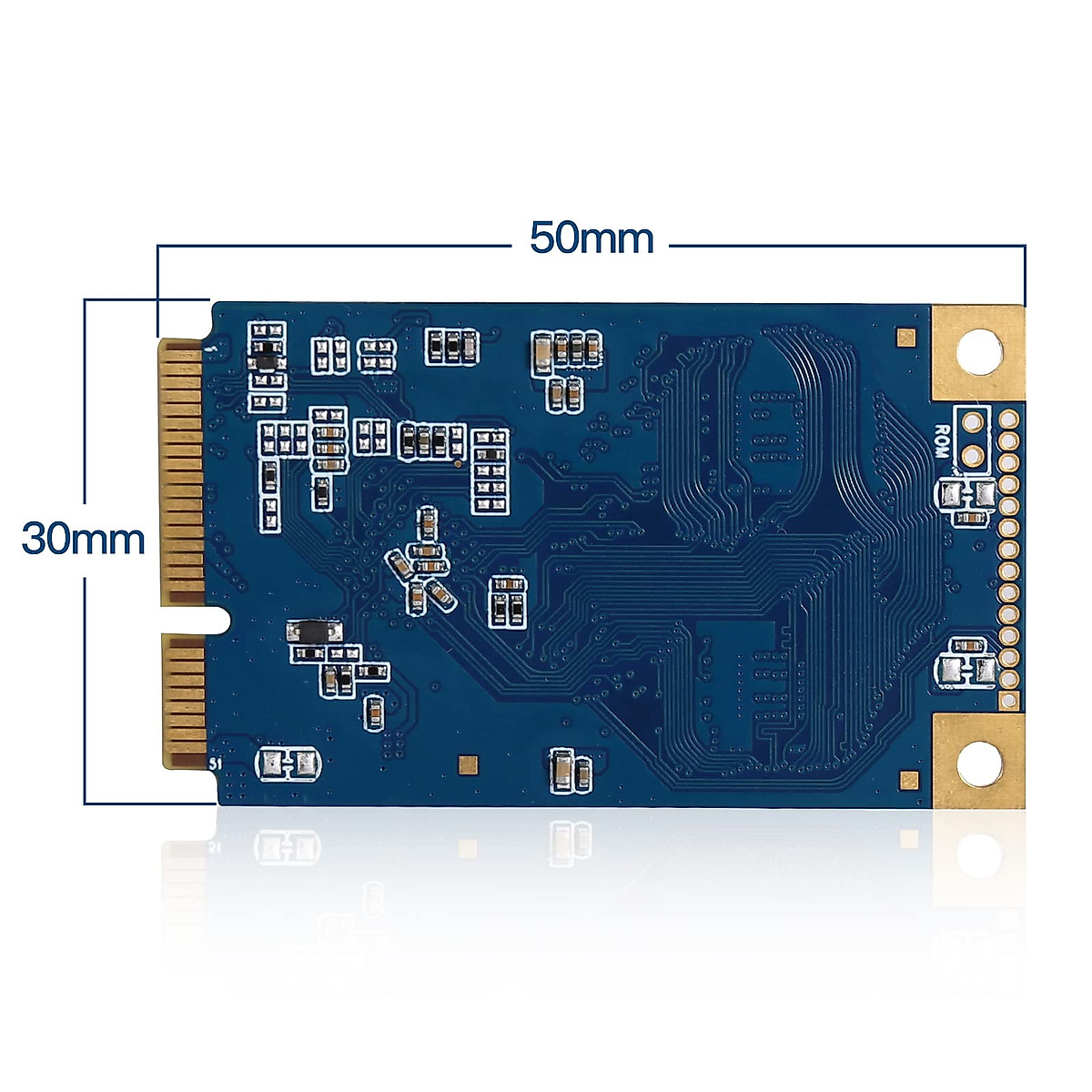 ROGOB 1TB mSATA SSD SATA III 6Gb/s Small Form Internal Solid State Drive Mini Hard Disk for Ultrabook Desktop PC Laptop (30 x 50mm)