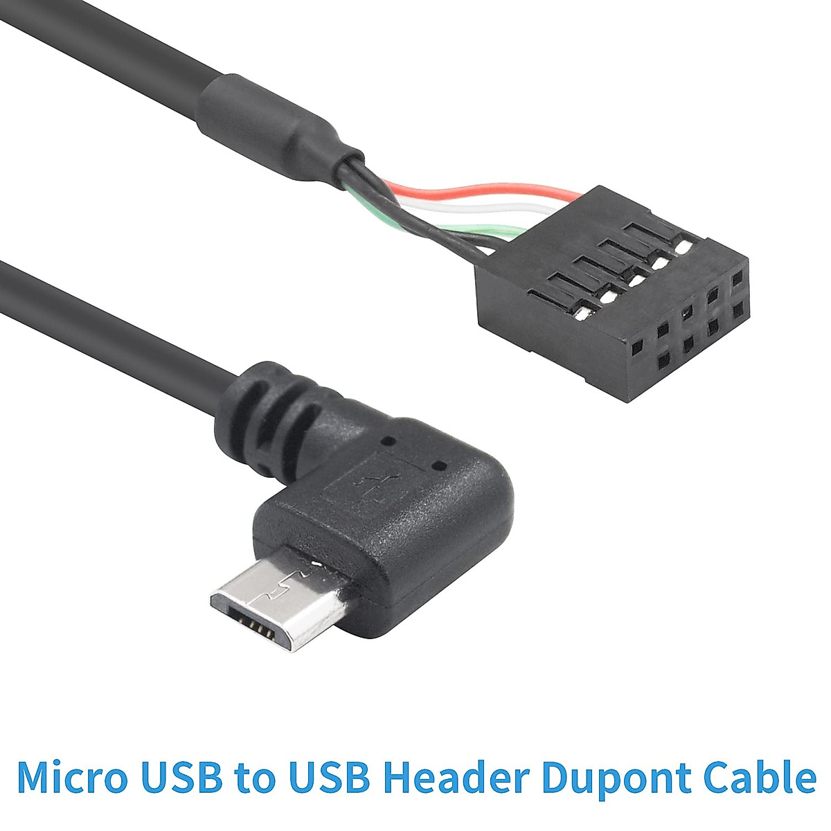 Duttek Micro USB to Motherboard Header Cable, USB Header to Micro USB ...
