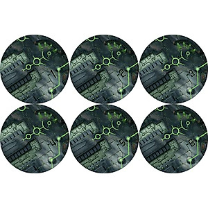 40K Neoprene Objective Markers - Necron