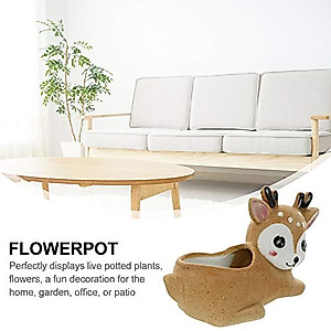 Cabilock Succulent Planter Succulent Pots Ceramics Plant Flowers Animal Planter Pots