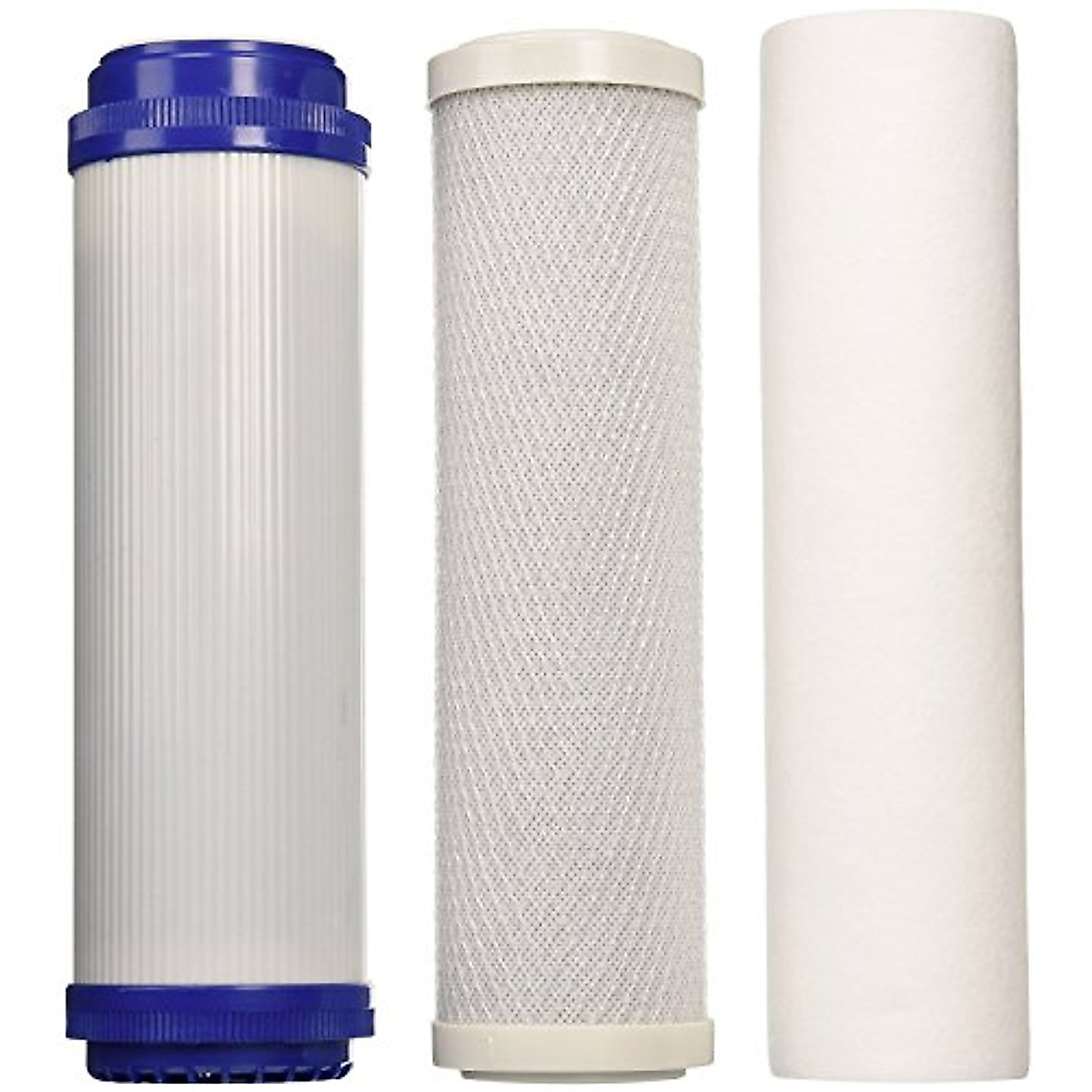 3 PCS REVERSE OSMOSIS (RO) WATER FILTER SET- SEDIMENT,GAC,CARBON BLOCK -10" x 2.5"