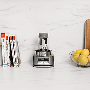 Ninja SS101 Foodi Smoothie Maker & Nutrient Extractor* 1200 WP, 6 Functions Smoothies, Extractions*, Spreads, smartTORQUE, 14-oz. Smoothie Maker, (2) To-Go Cups & Lids, Silver