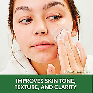 Aveeno Positively Radiant Skin Brightening Exfoliating Daily Facial Scrub, Moisture-Rich Soy Extract, Oil- & Soap-Free Tone-Evening Face Cleanser, Hypoallergenic & Non-Comedogenic, 5 oz