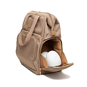 Sarah Wells Norah Breast Pump Backpack (Latte)