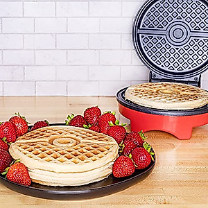 Uncanny Brands Pokemon Waffle Maker - Make Bounty Pokeball Waffles - Kitchen Appliance