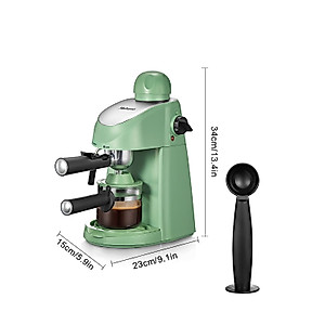 Yabano Espresso Machine, 3.5Bar Espresso Coffee Maker, Espresso and Cappuccino Machine with Milk Frother, Espresso Maker with Steamer