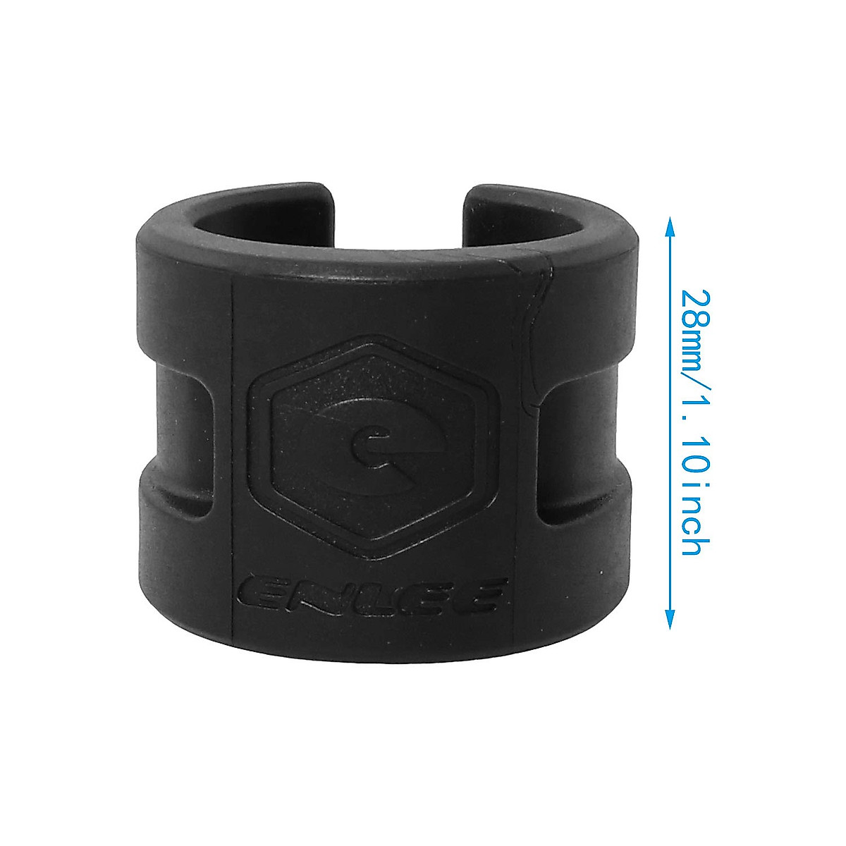 WHYHKJ 4pcs Bike Chainstay Protector Bicycle Frame Protector Guard Pad Collision Rubber Protection Ring Guard Chain Protector Stickers, Black