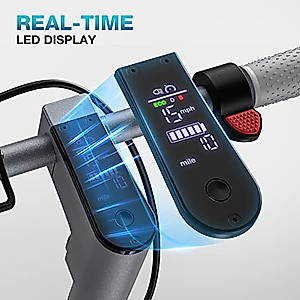 SmooSat SA3 Electric Scooter for Adults, 20 Miles Range, 350W Powerful Motor, Long Battery Life, 15.6 MPH Max Speed, LED-Display, Idea Commuting Gift, Gray