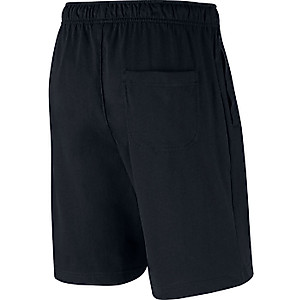 Nike Men's Sportswear Club Short Jersey, Black/White, Small