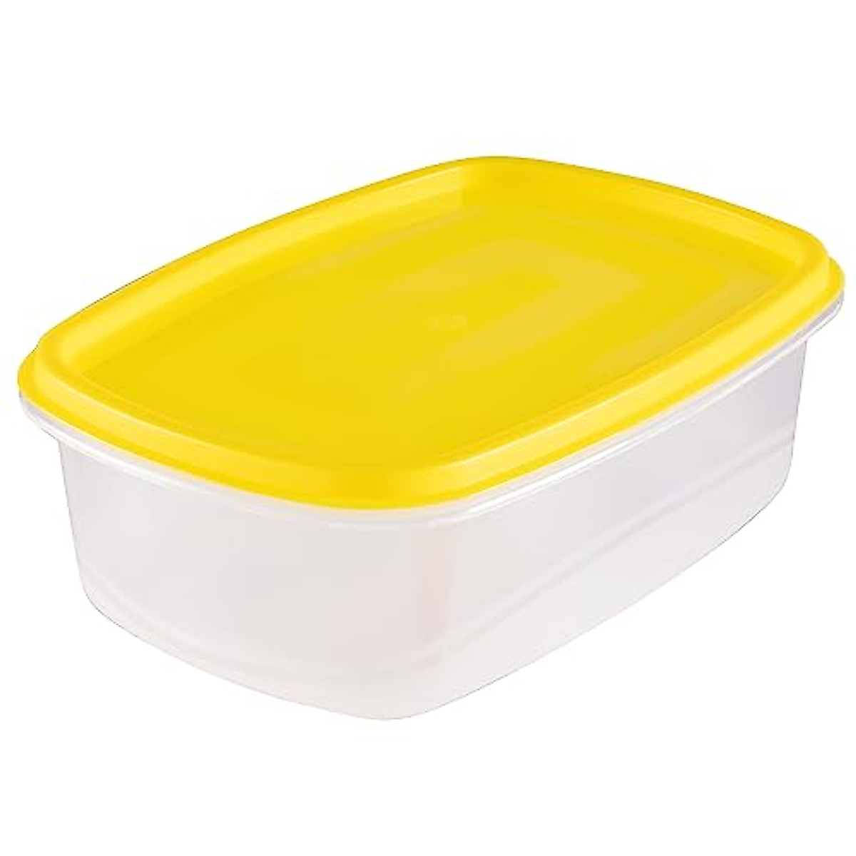 Kitchen Details 14 Piece Food Storage Container Set | Nested | 7 Containers and 7 Lids | Stackable | BPA Free | Dishwasher & Freezer Safe | 7 Sizes | Rainbow