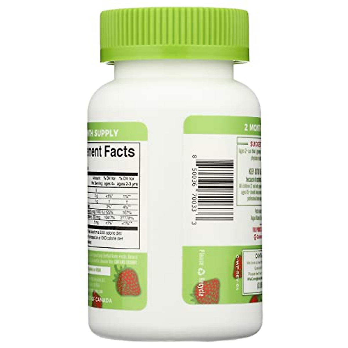 Vitamin D3 + Vitamin B12 | 2 Month Supply | Vitamin D & B12 Vitamin Supplements for Adults & Kids | Supports Bone Health | Promotes Energy Boost | Vegan | Non-GMO | Gluten Free | 60 Servings