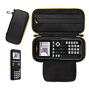 CaseSack Graphing Calculator Case for Texas Instruments TI84 Plus, TI84, TI83, TI89, TI-Nspire CXII/TI Nspire CX CAS/TI Nspire CX, Stationary mesh Pocket, Pen/Pencil Holder