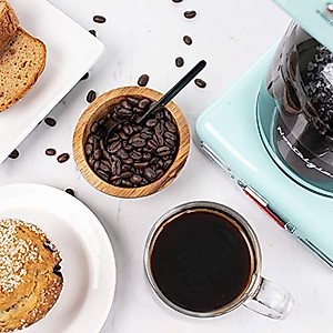 Nostalgia Retro 12-Cup Programmable Coffee Maker With LED Display, Automatic Shut-Off & Keep Warm, Pause-And-Serve Function, Aqua