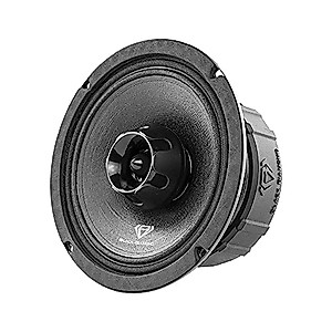 BLACK DIAMOND Dia-XT6 6.5" 2-Ways MidRange Loudspeaker with Built-in Bullet Tweeter 4-Ohm 450 Watts (1 Speaker)