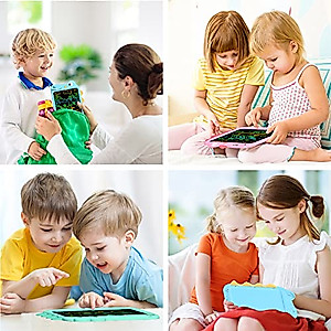 Licootty 10 Inch Colorful LCD Writing Tablet Doodle Board for Kids Girls Boys Baby Toddler Toys Educational Drawing Tablet Doodle Board Dinosaur Toys for Boys 3 4 5 6 7 8 Years Old Gifts (Dinosaur)